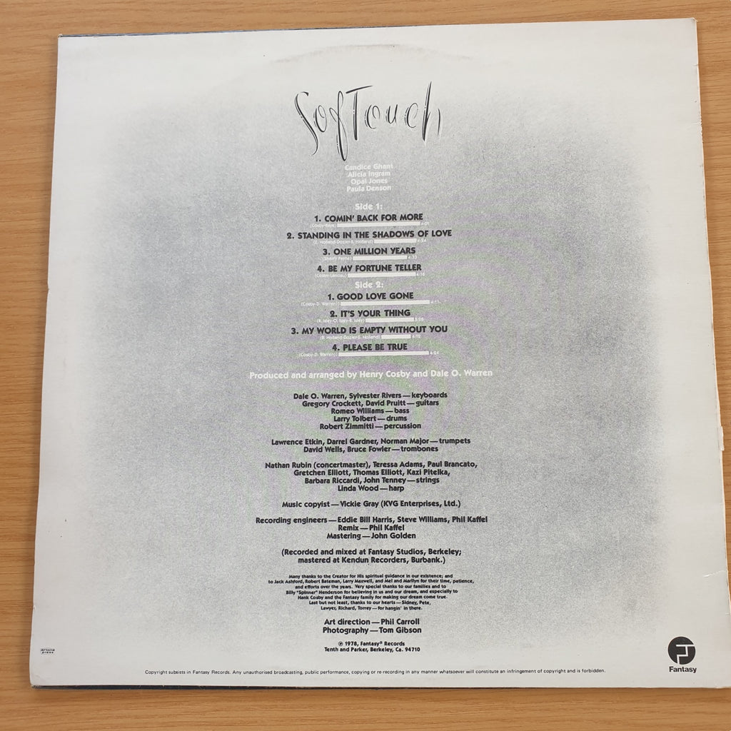 SofTouch – SofTouch - Vinyl LP Record (VG+) – C-Plan Audio