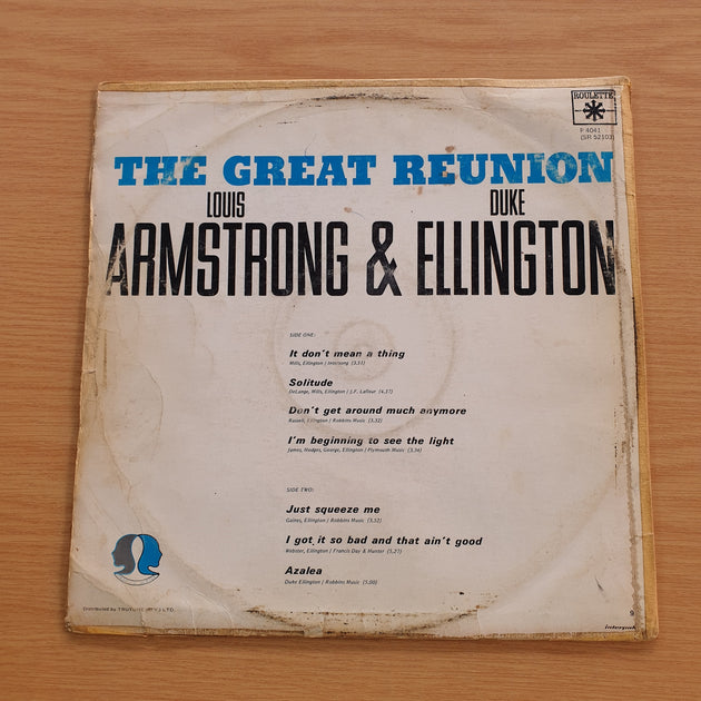 Louis Armstrong & Duke Ellington – The Great Reunion Of Louis Armstron ...