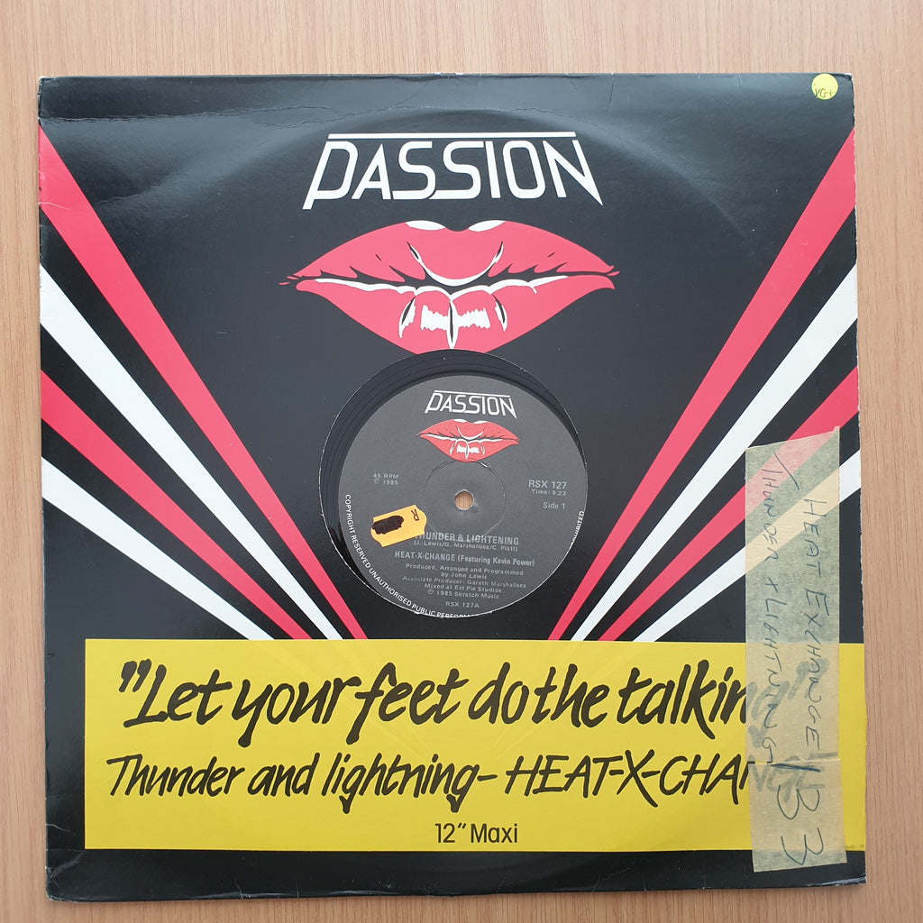 Heat-X-Change Featuring Kevin Power – Thunder And Lightning – Vinyl LP – C-Plan Audio