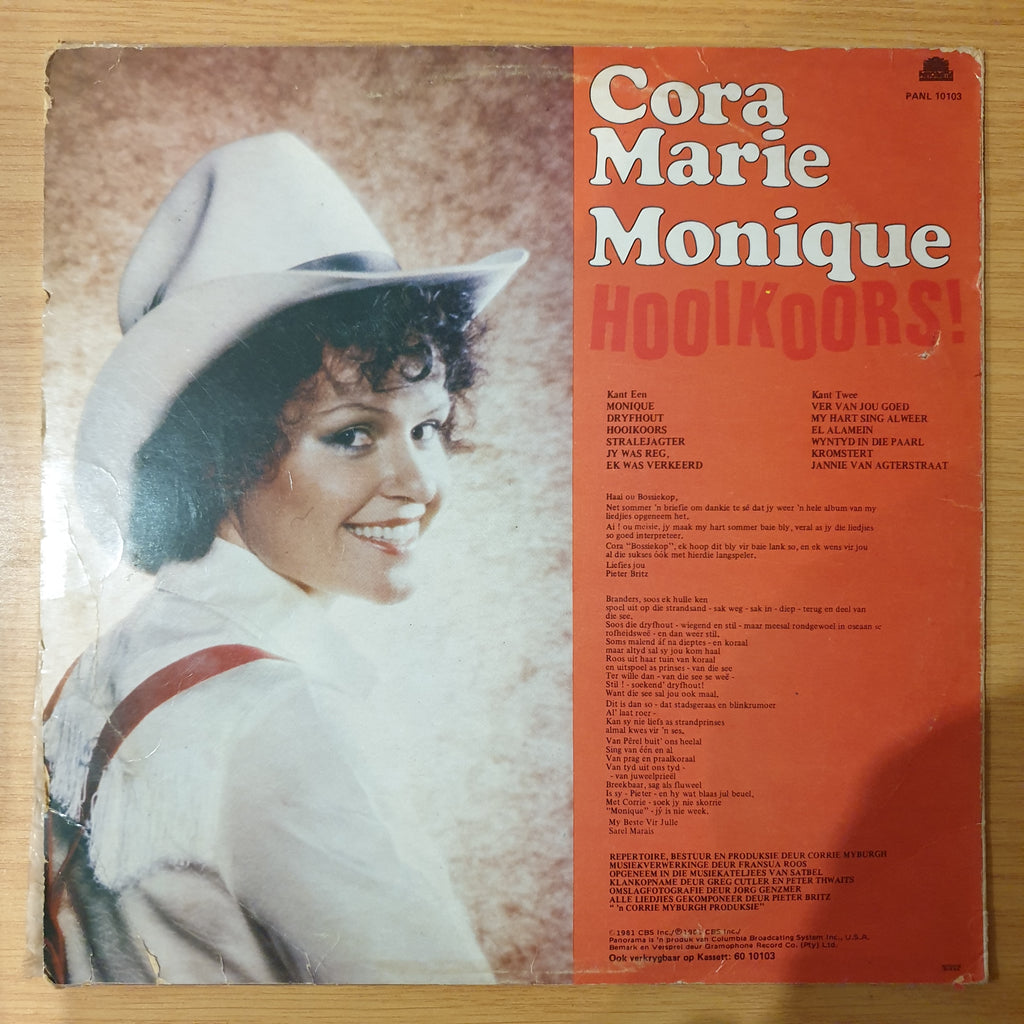 Cora Marie – Monique - Vinyl LP Record - Very-Good+ Quality (VG+) (ver ...