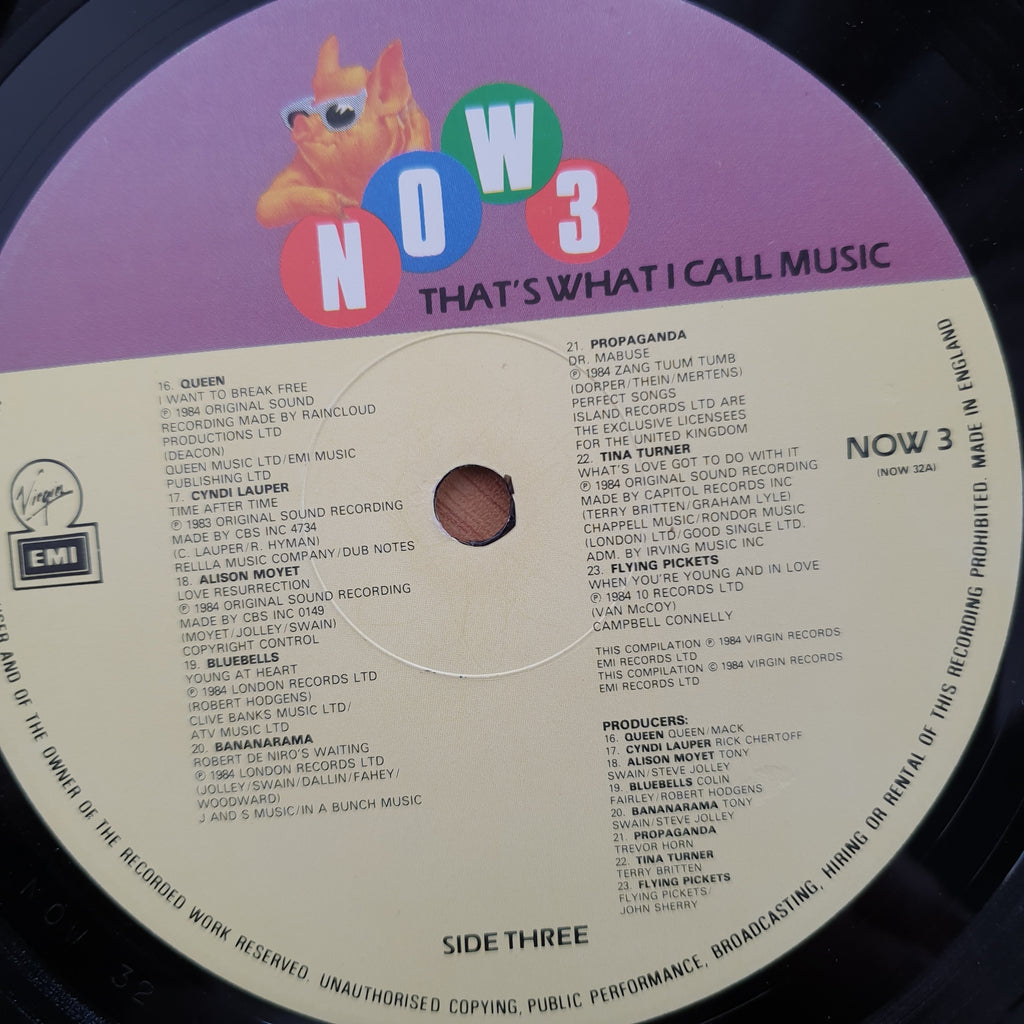 Now Thats What I Call Music Vol 3 - Vinyl LP Record - Good Quality (G ...
