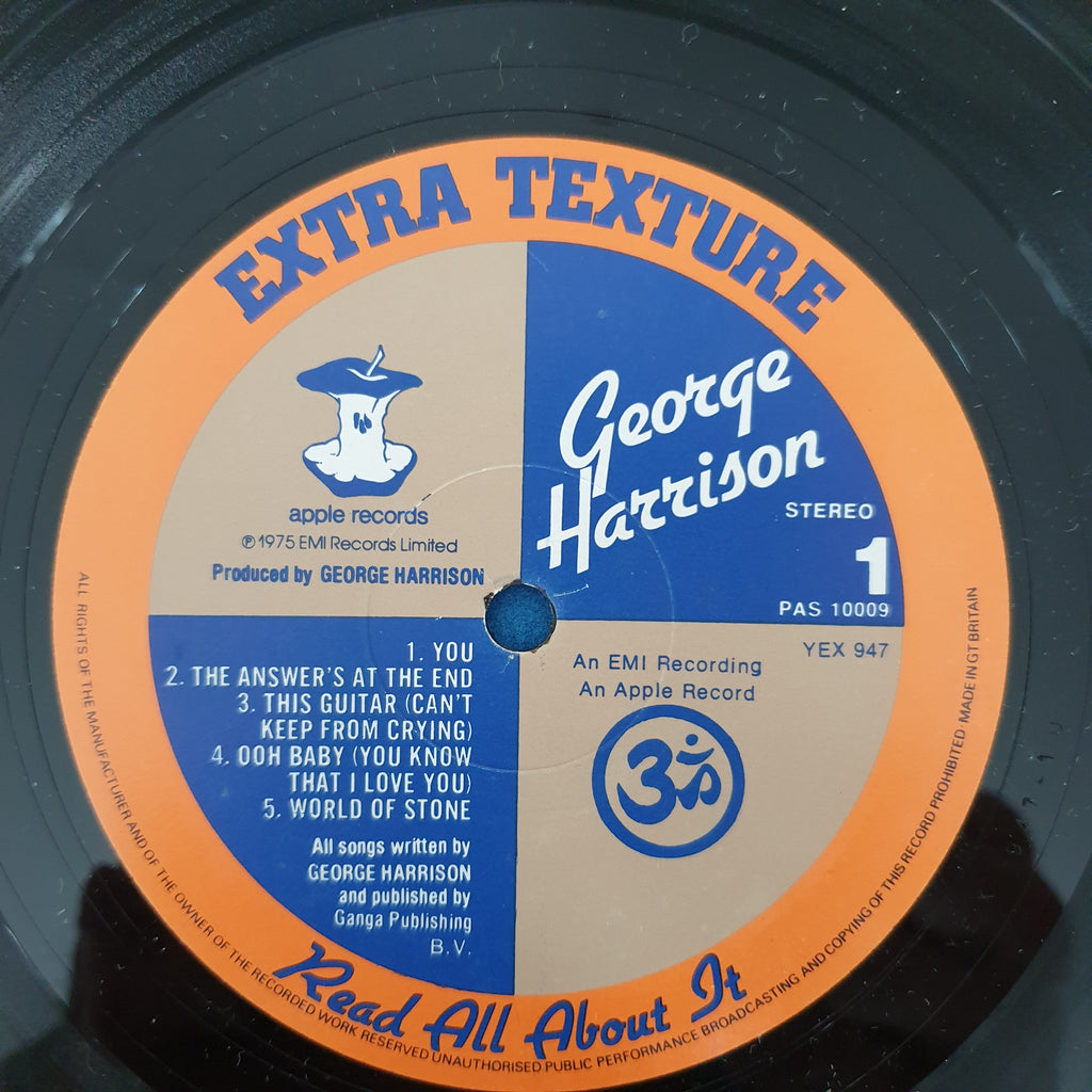 George Harrison – Extra Texture (Read All About It) - Vinyl LP Record ...
