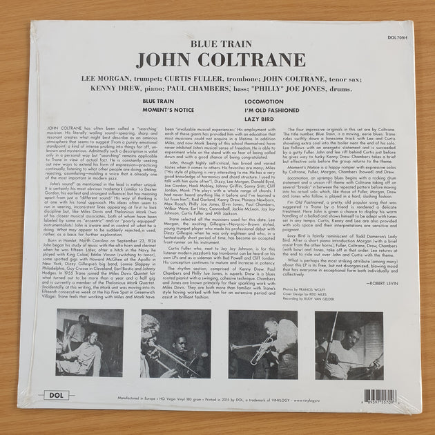 John Coltrane – Blue Train - 180g (DOL) - Vinyl LP Record - Sealed – C ...