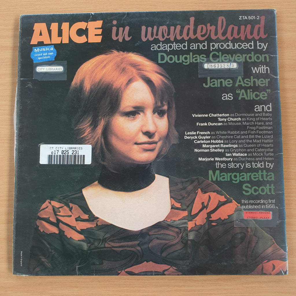 Alice In Wonderland – Jane Asher - Vinyl LP Record (VG+) – C-Plan Audio