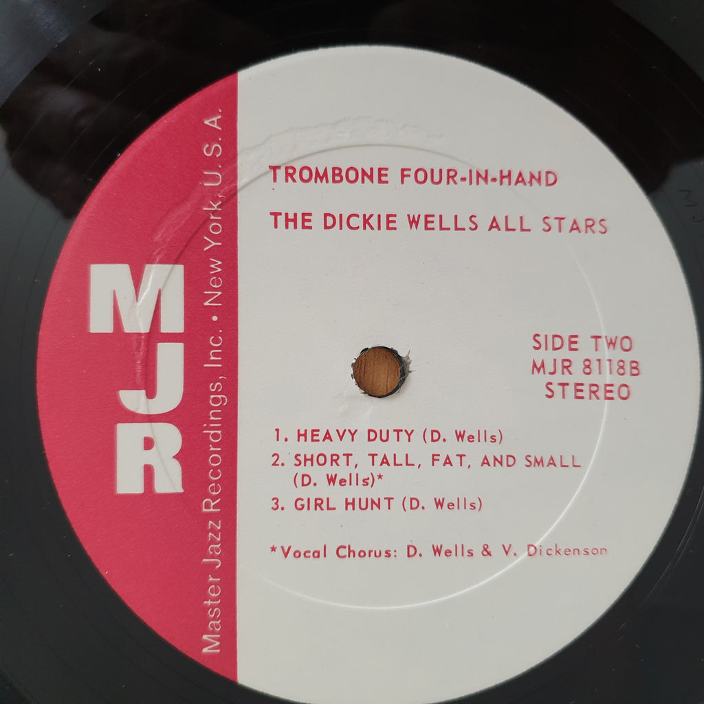 Dickie Wells All Stars – Trombone Four-In-Hand - Vinyl LP Record (VG+ ...