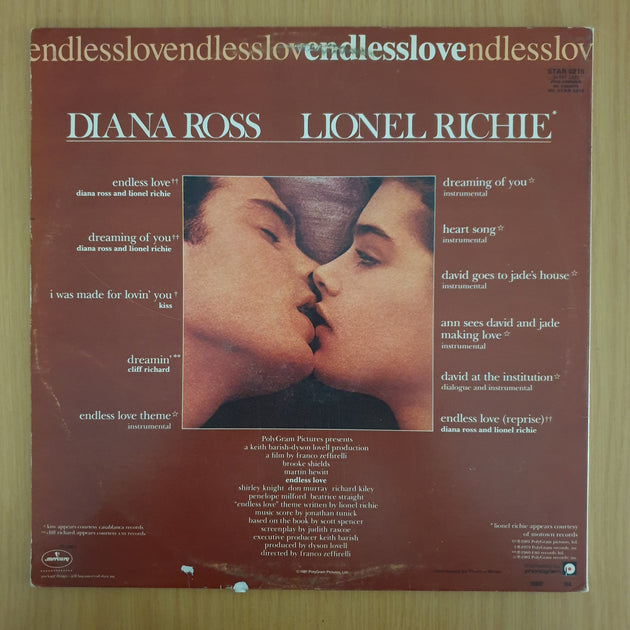 Endless Love - Original Soundtrack Album - Diana Ross, Lionel Richie ...