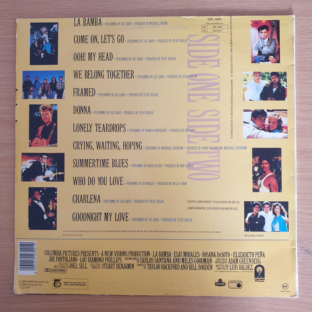 La Bamba - Original Soundtrack Album (Digitally Mastered)– Vinyl LP Re ...