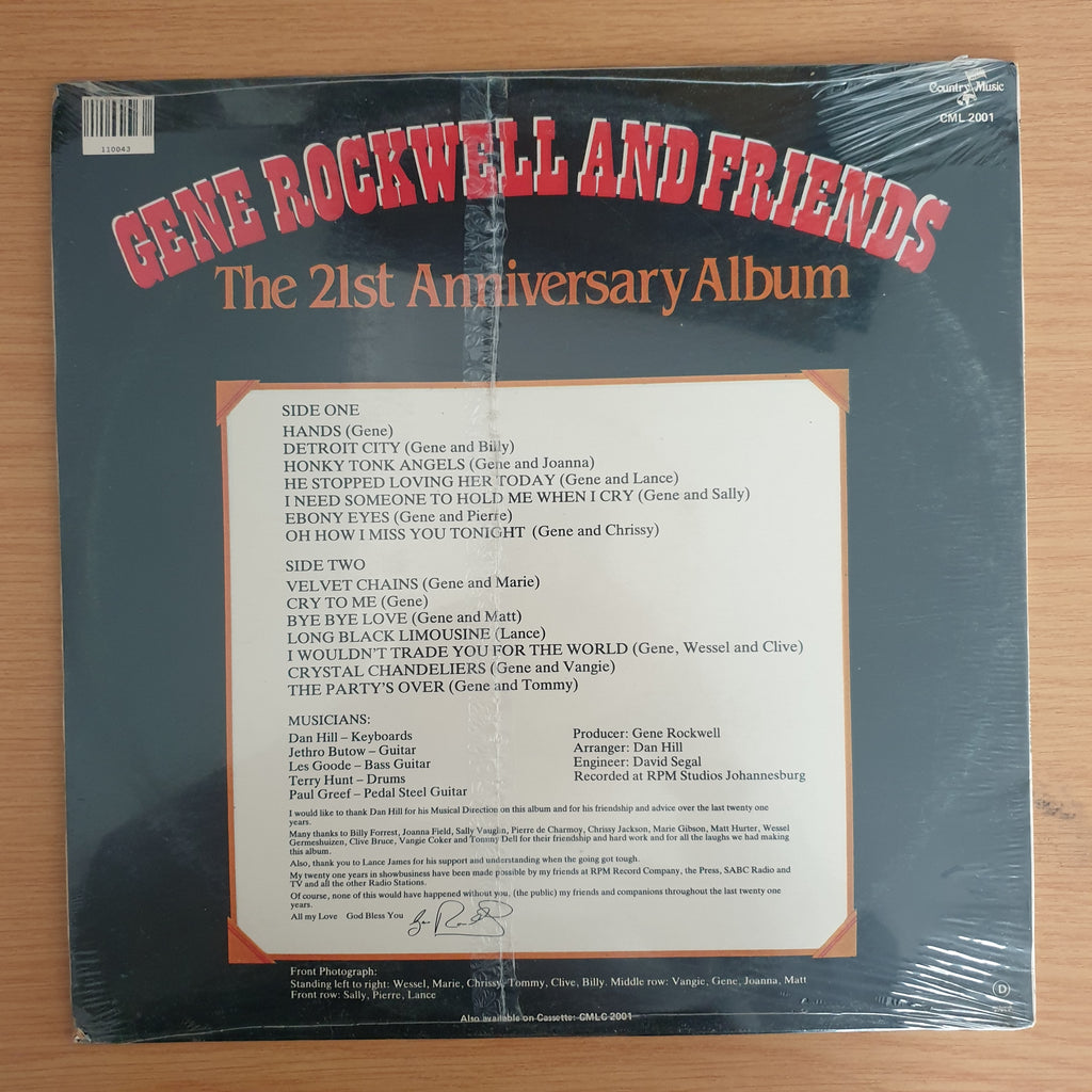Gene Rockwell and Friends - The 21st Anniversary Album - Vinyl LP Reco ...