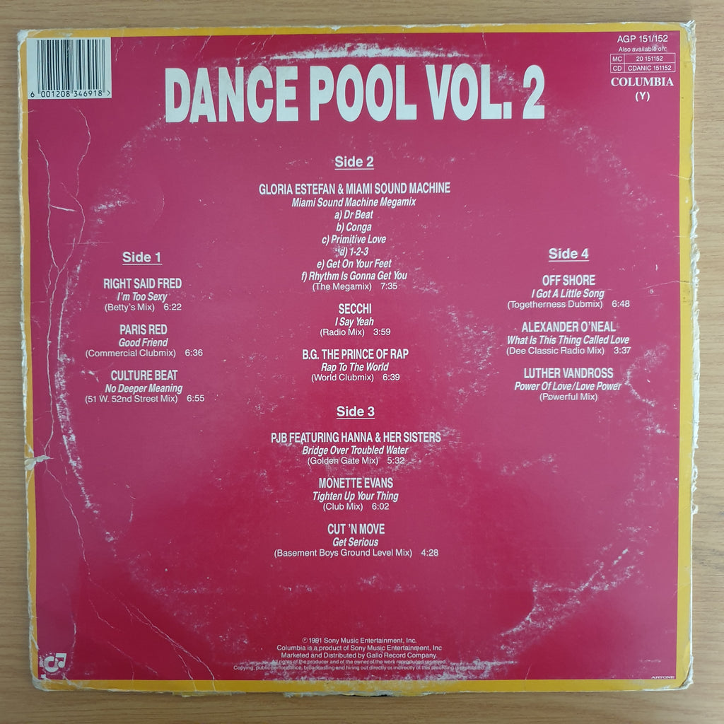 Dance Pool Vol. 2 - Vinyl LP Record (VG-) – C-Plan Audio