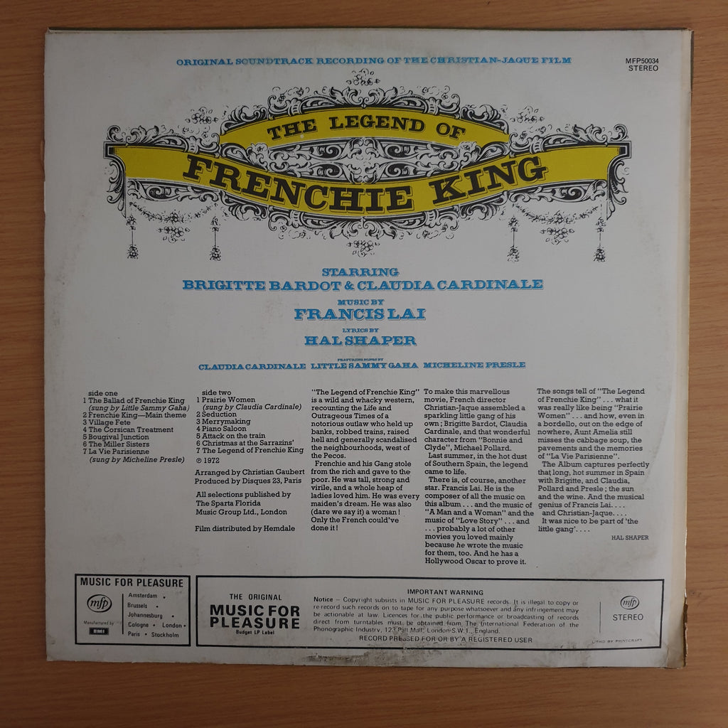 The Legend Of Frenchie King (Original Soundtrack Recording) - Francis ...
