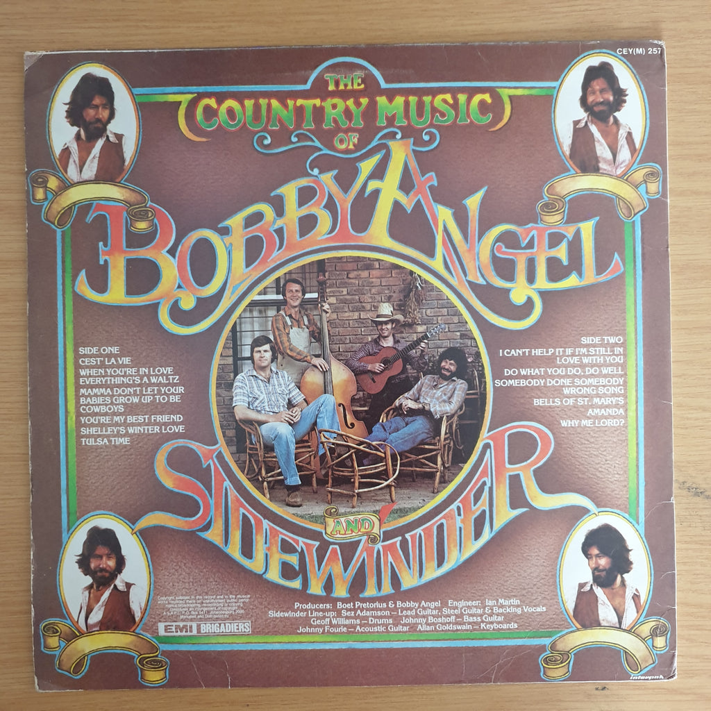 Bobby Angel - Vinyl LP Record (VG+ Edition) – C-Plan Audio