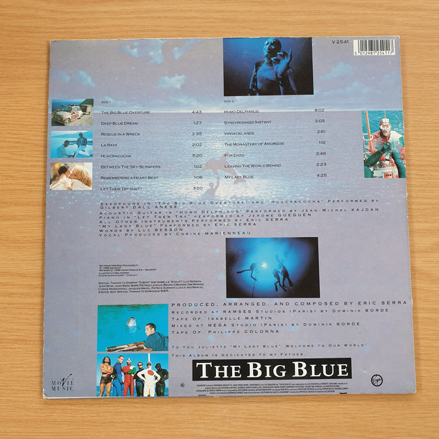 The Big Blue (Original Motion Picture Soundtrack) - Eric Serra – Vinyl ...