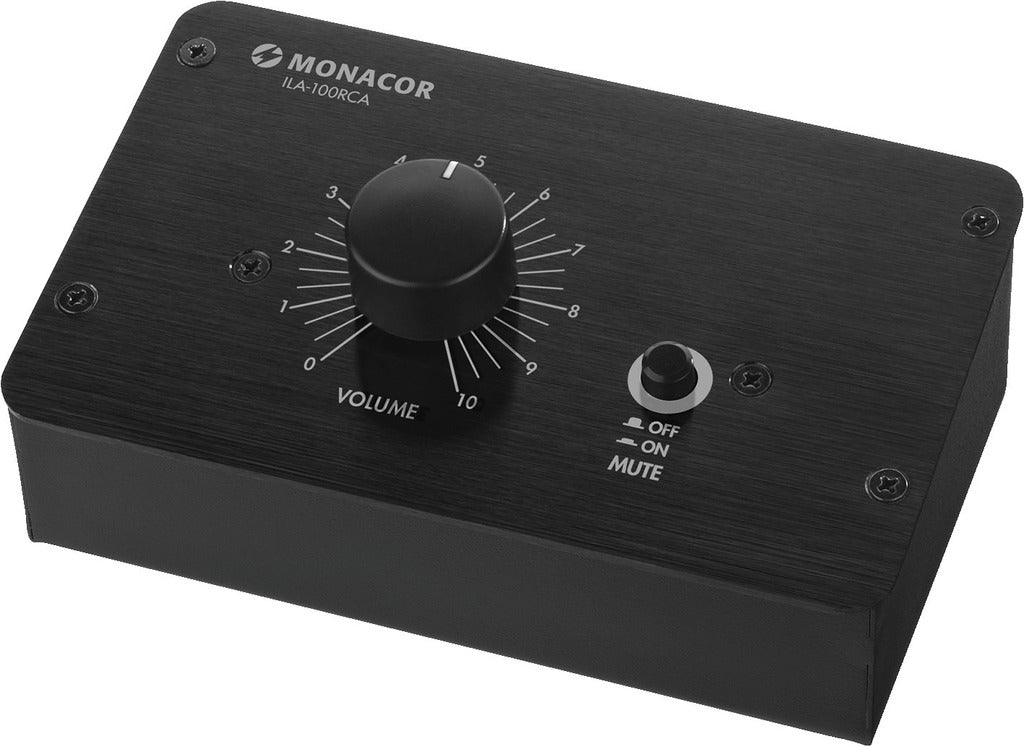 Monacor - ILA-100RCA - Passive Stereo Level Control (RCA version) (In ...
