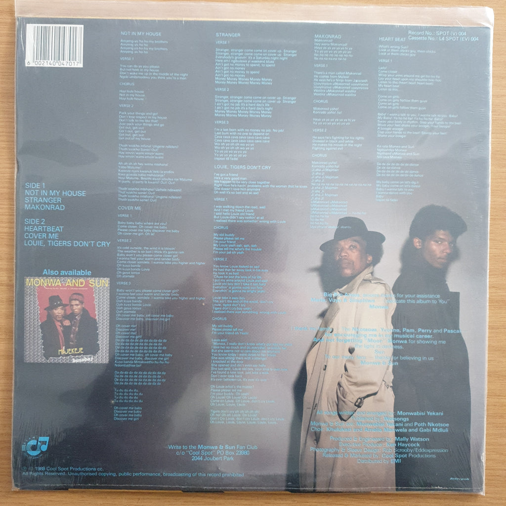 Monwa and Son - Tigers Don't Cry - Vinyl LP Record - Sealed – C-Plan Audio