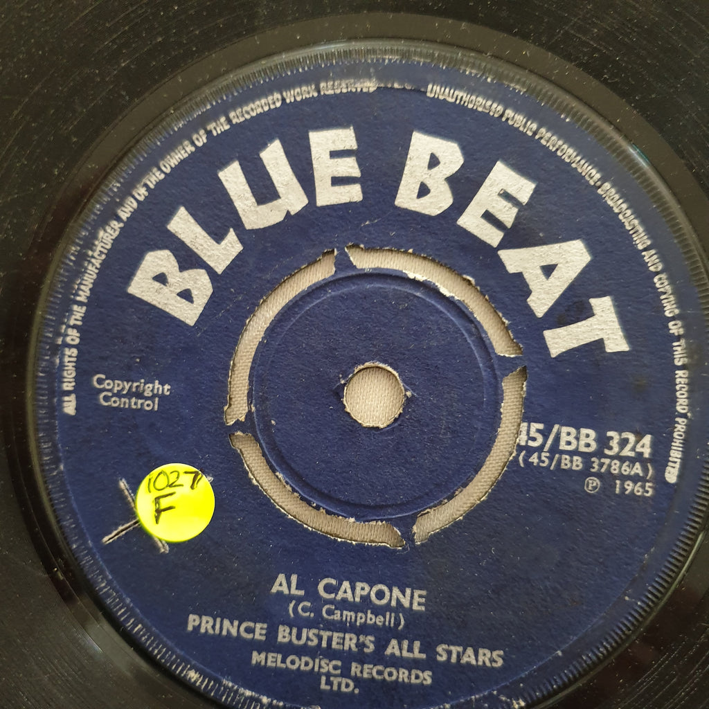 Prince Buster's All Stars ‎– Al Capone - Vinyl 7" Record - Opened - Fa ...