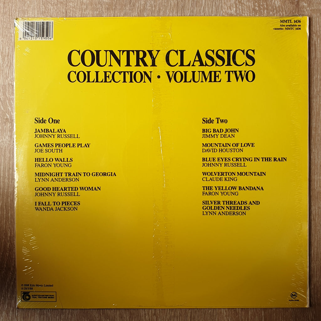 Country Classics Collection - Volume Two - Original Artists - Vinyl LP ...
