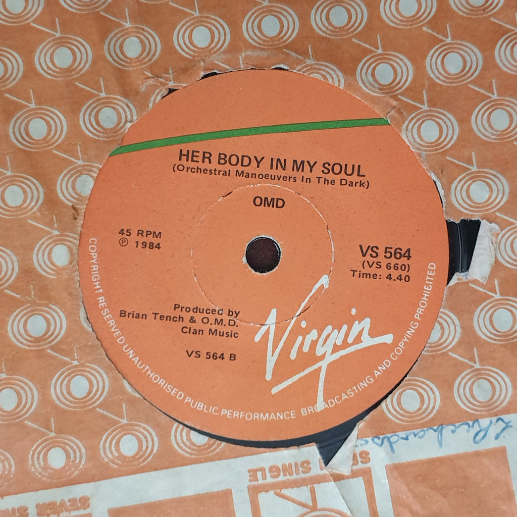 OMD ‎– Locomotion - Vinyl 7" Record - Good+ Quality (G+) – C-Plan Audio