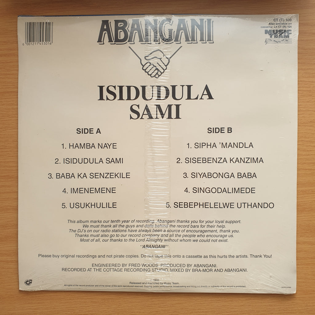 Abangani – Isidudula Sami - Vinyl LP Record - Sealed – C-Plan Audio
