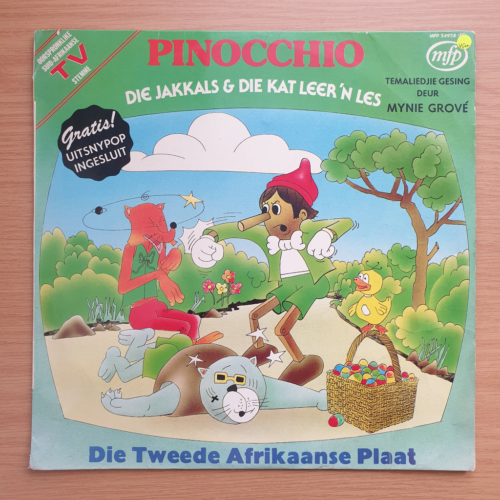 Pinocchio (Afrikaans) - Die Jakkals & Die Kat Leer 'n Les - Vinyl LP R ...