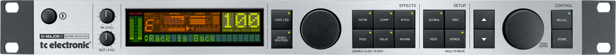 TC ELECTRONIC G-MAJOR 2 Guitar Processor Effects Unit (In Stock) – C ...