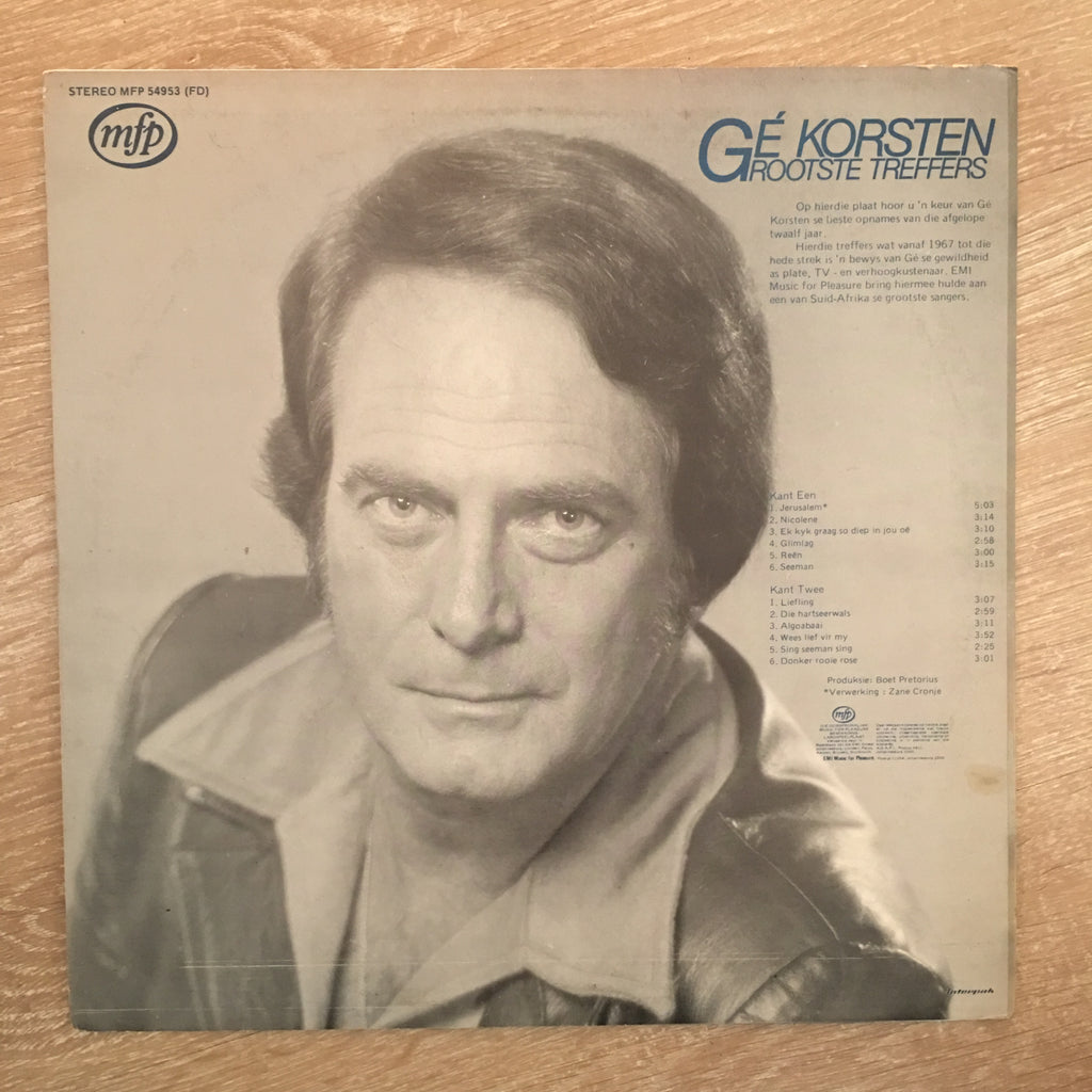 Ge Korsten Jerusalem - Vinyl LP Record - Opened - Very-Good- Quality ...