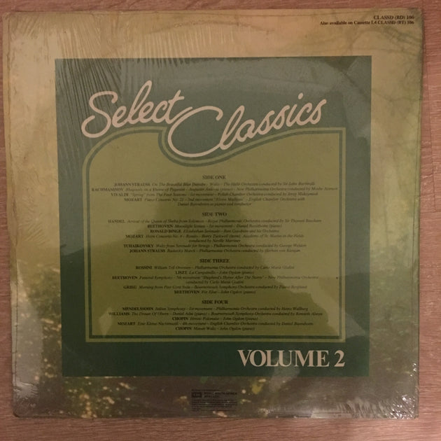 Select Classics - Vol 2 - Vinyl LP Record - Sealed – C-Plan Audio
