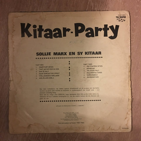 Sollie Marx - Kitaar Party- Vinyl LP Record - Opened - Good Quality (G ...